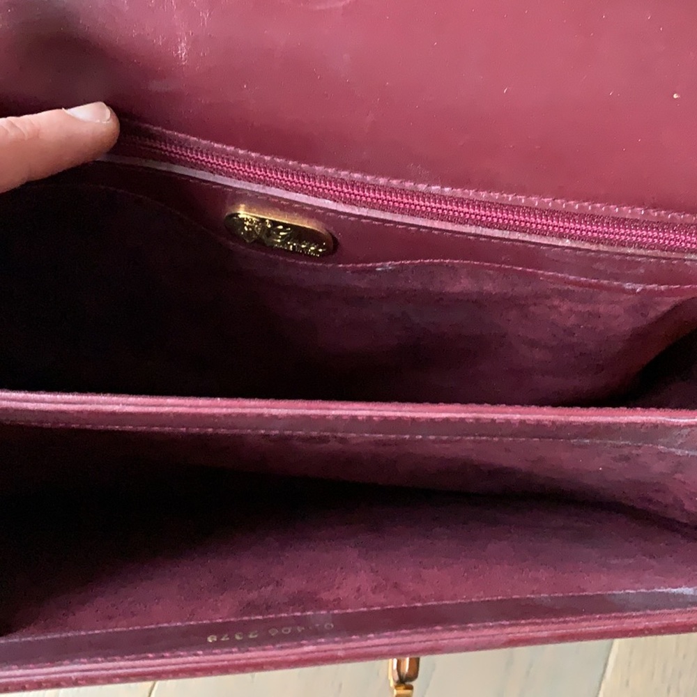 Vintage Gucci Maroon Saddle Bag - Gem